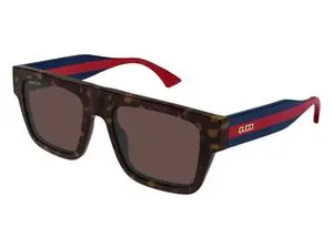 Gucci Flat Top Sunglasses - Brown (gg1868s/002/53)