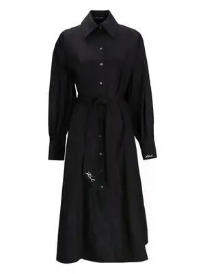 Karl Lagerfeld Logo-embellished Midi Dress