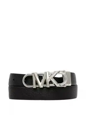 Michael Kors Logo Buckle Belt - Black