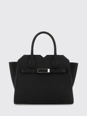 VALEXTRA Grained Leather Milano Bag - Black