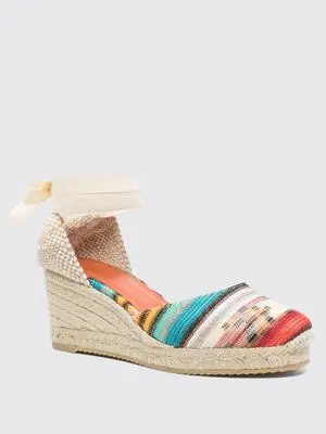 Missoni Espadrille Wedge With Tie Ankle - Multicolor