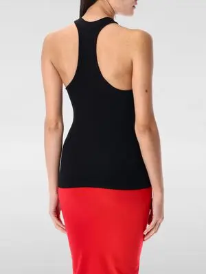 ANDREĀDAMO Ribbed Tank Top - Black