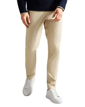 Ted Baker London Regular Fit Textured Chinos - Stone