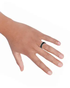 Bloomingdale'S Inlay Band In Tantalum