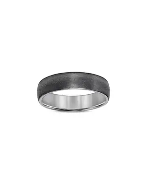 Bloomingdale'S Brush Finish Band In Tantalum