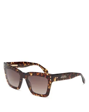 Isabel Marant Rectangle Sunglasses, 53mm - Havana