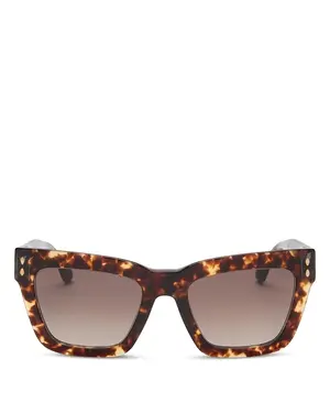 Isabel Marant Rectangle Sunglasses, 53mm - Havana