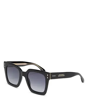 Isabel Marant Square Sunglasses - Black/smoke