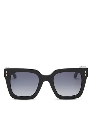 Isabel Marant Square Sunglasses - Black/smoke