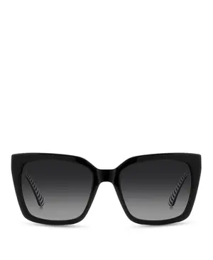 Kate Spade New York Lilah Square Sunglasses - Black/gray