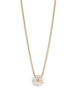 CAPUCINE DE WULF Mermaid Garden Petite Station Necklace - White