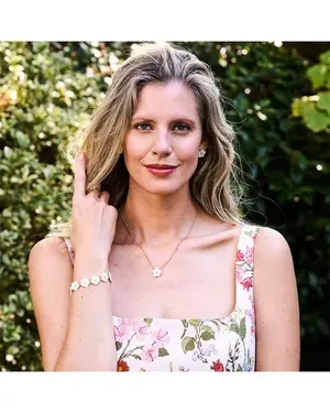 CAPUCINE DE WULF Mermaid Garden Petite Station Necklace