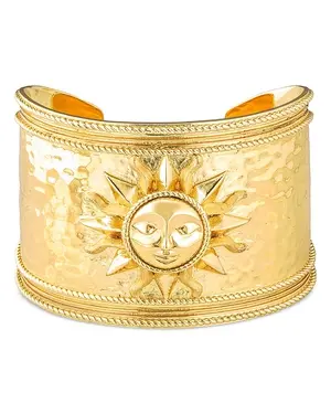 CAPUCINE DE WULF Soleil Sun Cuff Bracelet - Gold