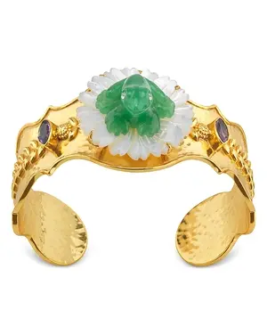 CAPUCINE DE WULF Villandry Frog Cuff Bracelet - Gold