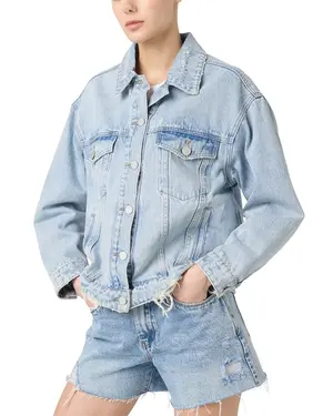Blanknyc Distressed Denim Trucker Jacket