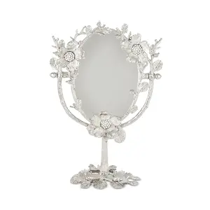 OLIVIA RIEGEL Botanica Magnified Standing Mirror - Silver