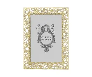 OLIVIA RIEGEL Papillon With Crystals Frame, 4 X 6 - Gold
