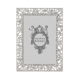 OLIVIA RIEGEL Papillon With Crystals Frame, 4 X 6 - Silver