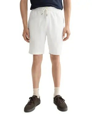 Scotch & Soda Core Fave Twill 8.27" Bermuda Shorts - Off White
