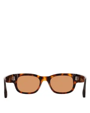 FERRAGAMO Rivet Square Sunglasses - Tortoise