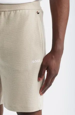 BOSS Waffle Knit Lounge Shorts