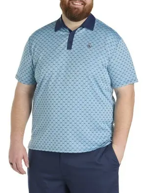 ORIGINAL PENGUIN Big & Tall Bohemian Jacquard Blocked Polo Shirt