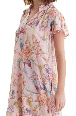 PAPINELLE Bailey Flutter Sleeve Floral Nightgown