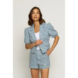 Central Park West Blazer Top - Blue