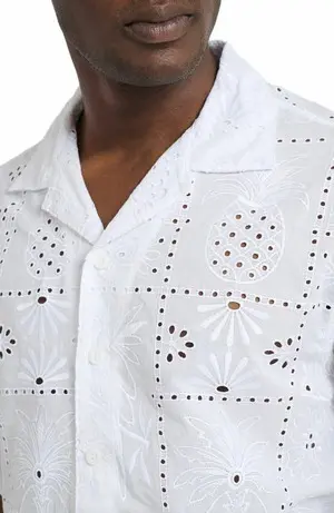 Onia Oversized Vacation Shirt - White