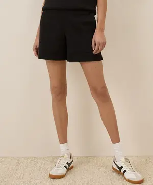 PACT Pact Organic Cotton Airplane Pull On Short Black