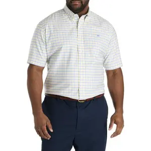 B+T ESSENTIALS FIT BY DXL Non-iron Gingham Sport Shirt