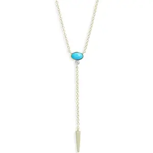 Meira T Diamond And Y-necklace - Turquoise