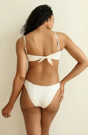 DIPPIN DAISY'S All My Love Bandeau Bikini Top - Cream