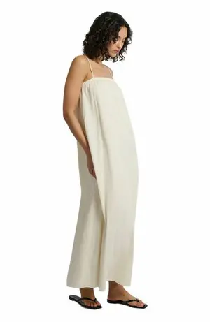 Onia Crinkle Gauze Maxi Dress