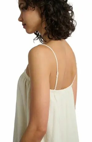Onia Crinkle Gauze Maxi Dress