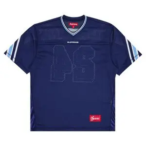 Supreme Jacquard Rib Football Jersey - Blue