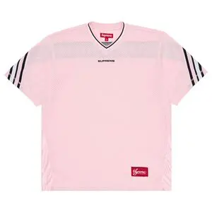 Supreme Jacquard Rib Football Jersey - Pink