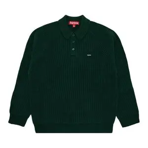 Supreme Small Box Polo Sweater - Green