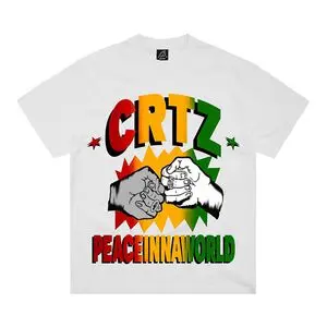 CORTEIZ Peaceinnaworld Tee *new Blank - White