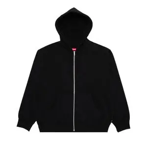 Supreme X Thrasher Zip Up Hooded Sweatshirt - Black