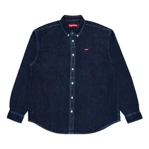 Supreme Small Box Shirt 'rinsed Denim - Blue