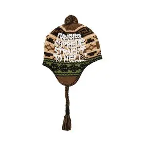 Supreme X Thrasher Earflap Beanie - Brown