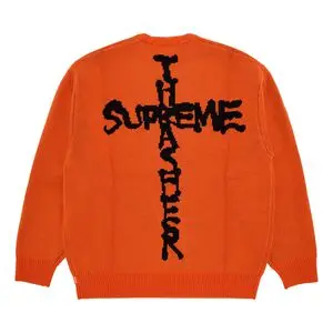 Supreme Supreme X Thrasher Sweater Orange