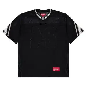 Supreme Jacquard Rib Football Jersey - Black
