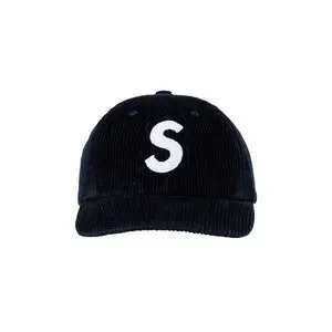 Supreme Corduroy S Logo 6-panel Cap - Blue