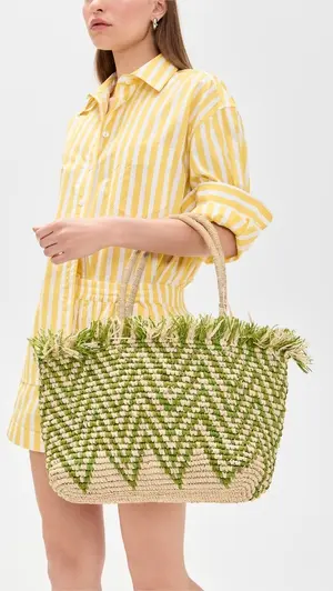 Mar Y Sol Bahia Raffia Tote