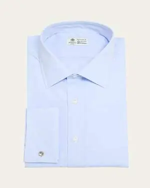 LUIGI BORRELLI Cotton French-cuff Dress Shirt