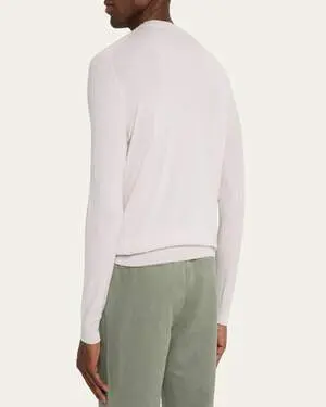 Sease Herringbone Henley Sweater