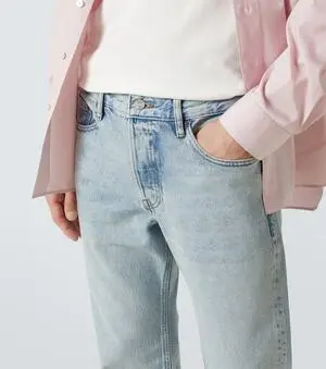 FRAME The Straight Mid-rise Jeans