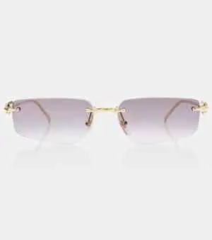 CARTIER Clash De Sunglasses - Gold